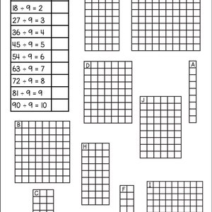 Division Math Worksheets, Divide by 9 Practice Sheets, Printable PDF ...