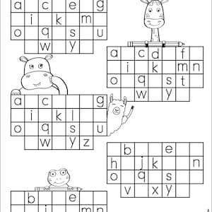 Alphabetical Order Activities, Alphabet Practice Printable PDF ...