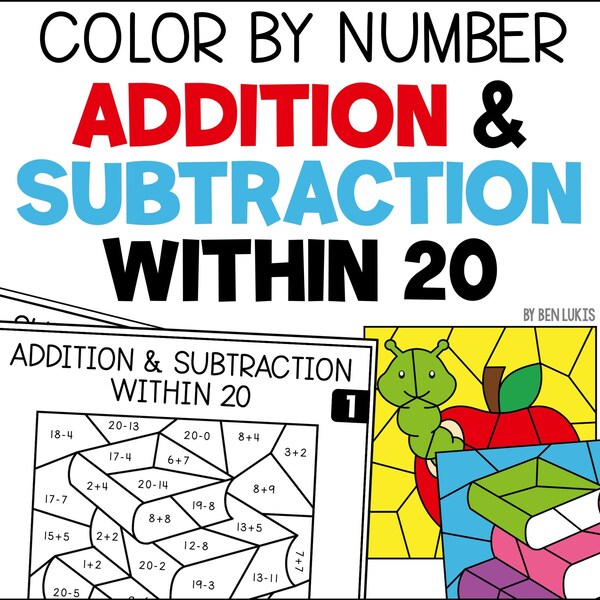 2 Digit Addition and Subtraction Math Puzzles, Math Crosswords to ...