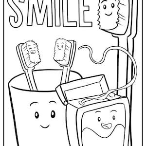 World Smile Day Coloring Pages, Fun Coloring for Kids, Printable PDF ...