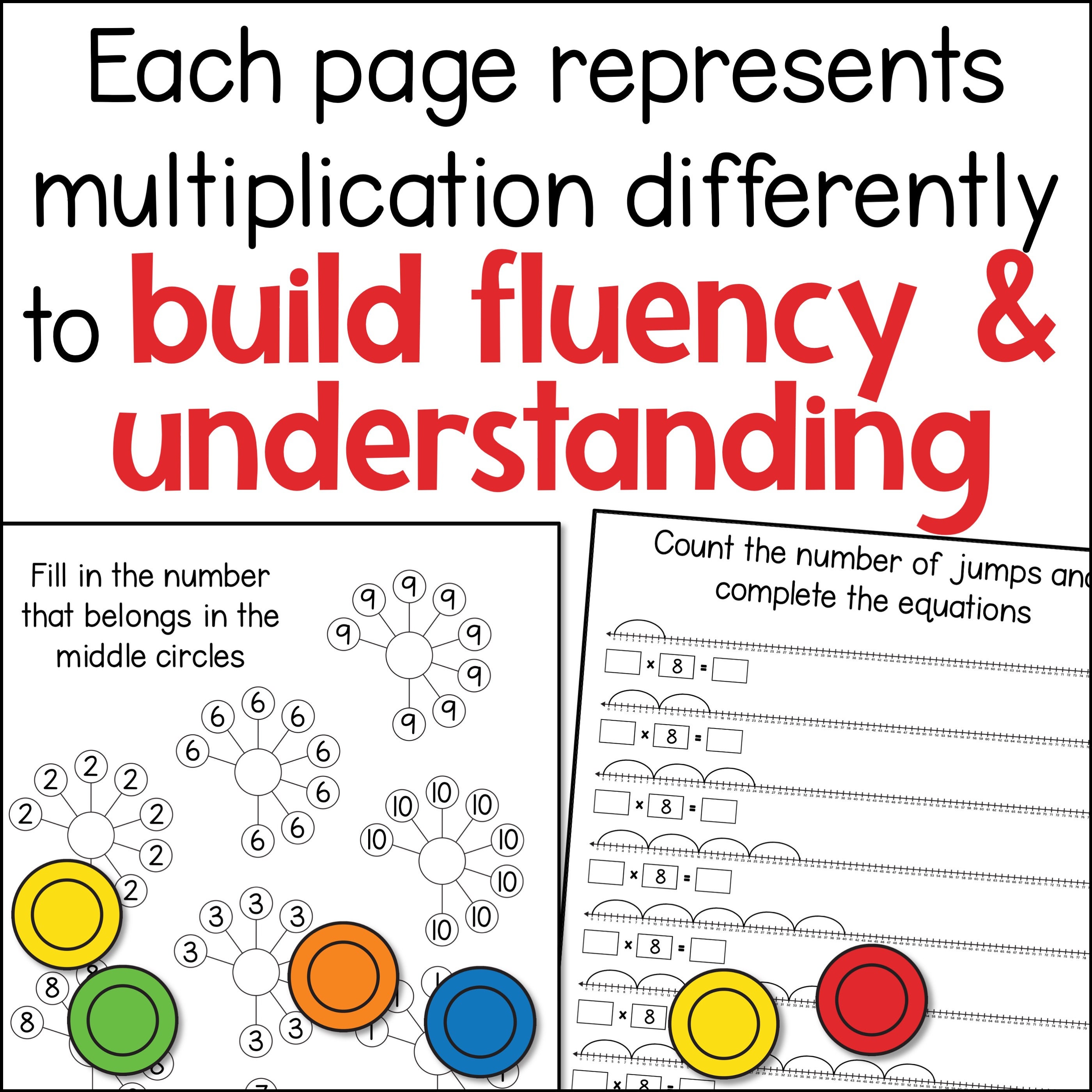 Multiplication Practice Worksheets for 8 Times Table, Printable ...