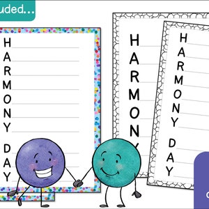 Harmony Day & Harmony Week Activity Sheets, Printable PDF Coloring ...