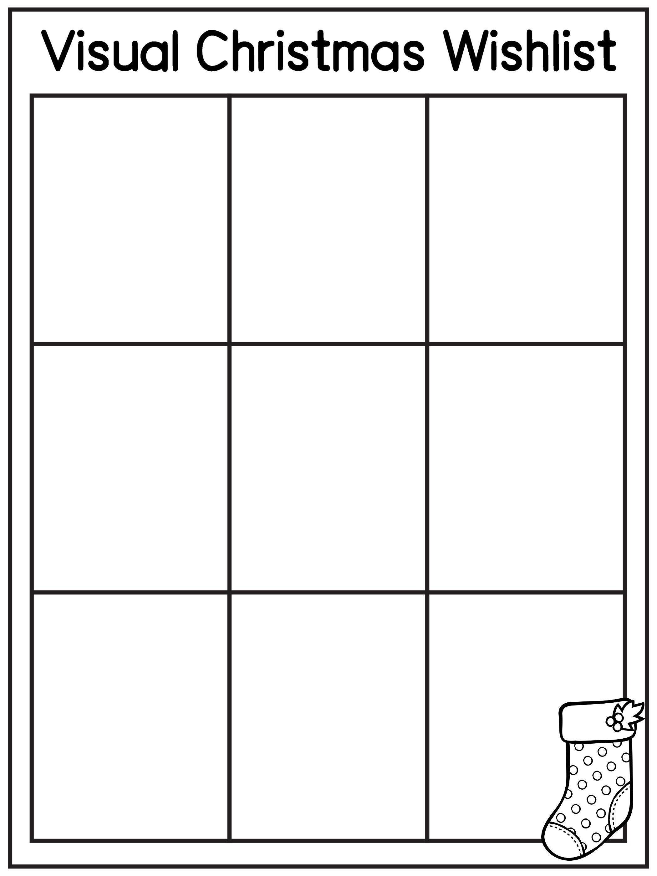 Christmas Wish List Writing Templates for Kids, Santa Wishlist Pages ...