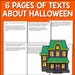 Halloween Reading Comprehension Passages to Illustrate, Read and ...