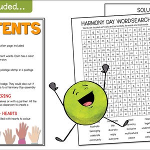 Harmony Day & Harmony Week Activity Sheets for Kids, Cultural Inclusion ...