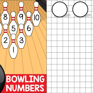 Four Operations Math Game, Bowling Numbers, Math Facts Printable PDF ...