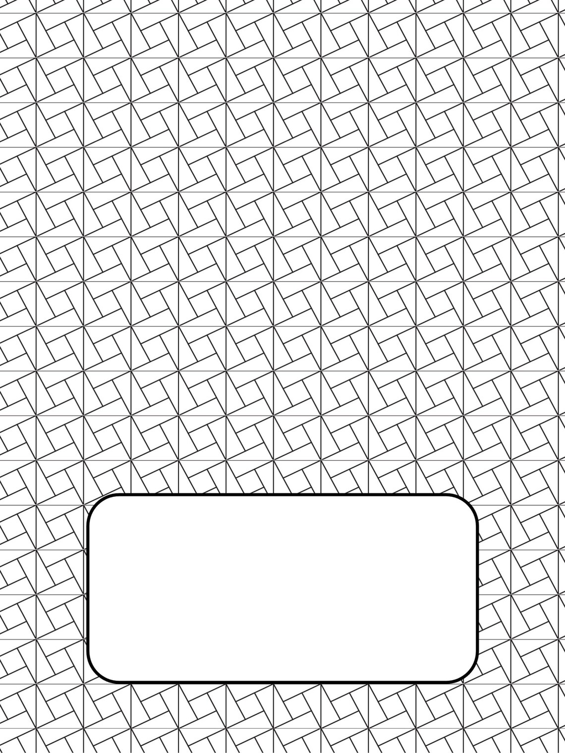 Editable Book Covers to Color, 8.5x11 and A4 Versions, Digital Download ...