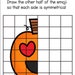 Symmetry Drawing Math Worksheets, Halloween Activities for Symmetry Art ...