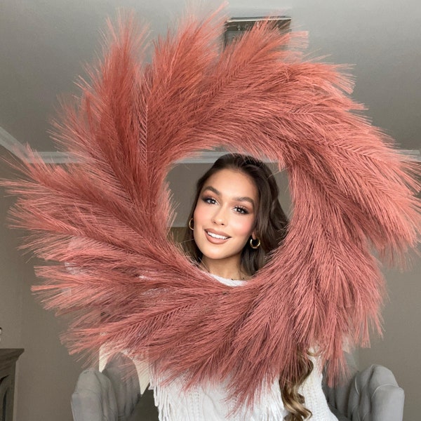 Pampas Wreath - Etsy