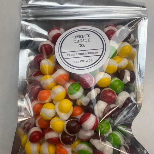 Freeze Drie Skittles Candy Freeze Dried Freeze Dried Tik Tok Etsy Canada