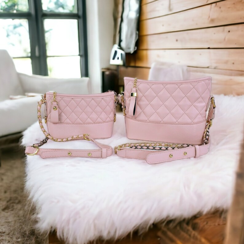 Mama and Me Shoulder Bag Set Matching Mommy and Me Bags Mother Daughter Twinning Mom and Me Pink ...