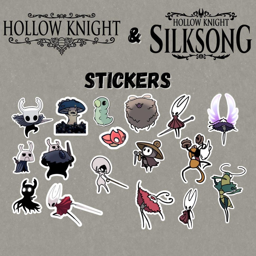 Hollow Knight Silksong Stickers - Etsy
