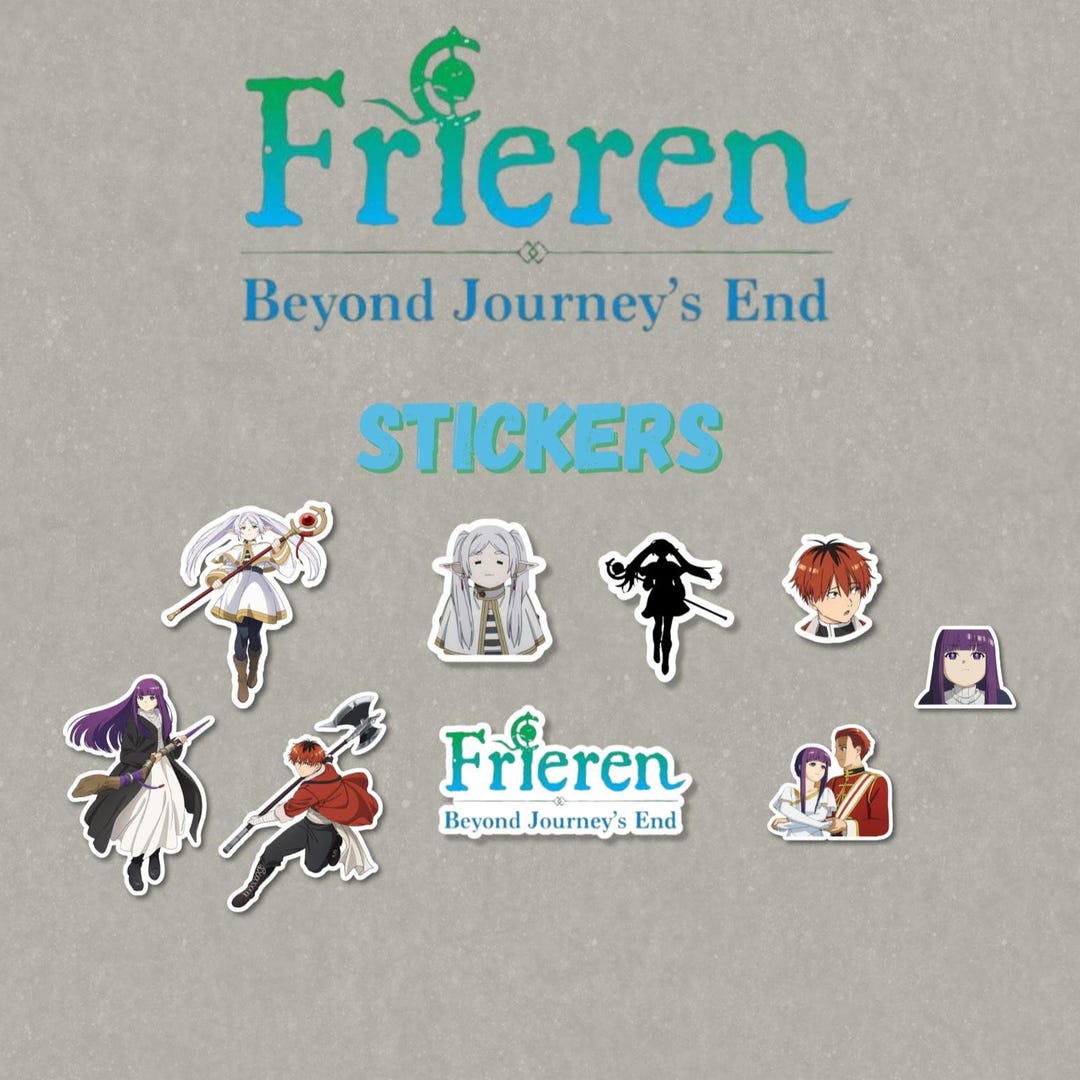 Frieren Stickers - Etsy