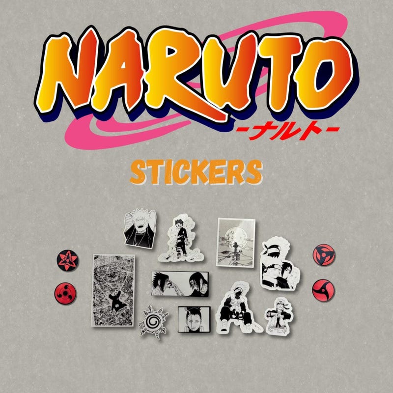 Naruto Labels - Etsy
