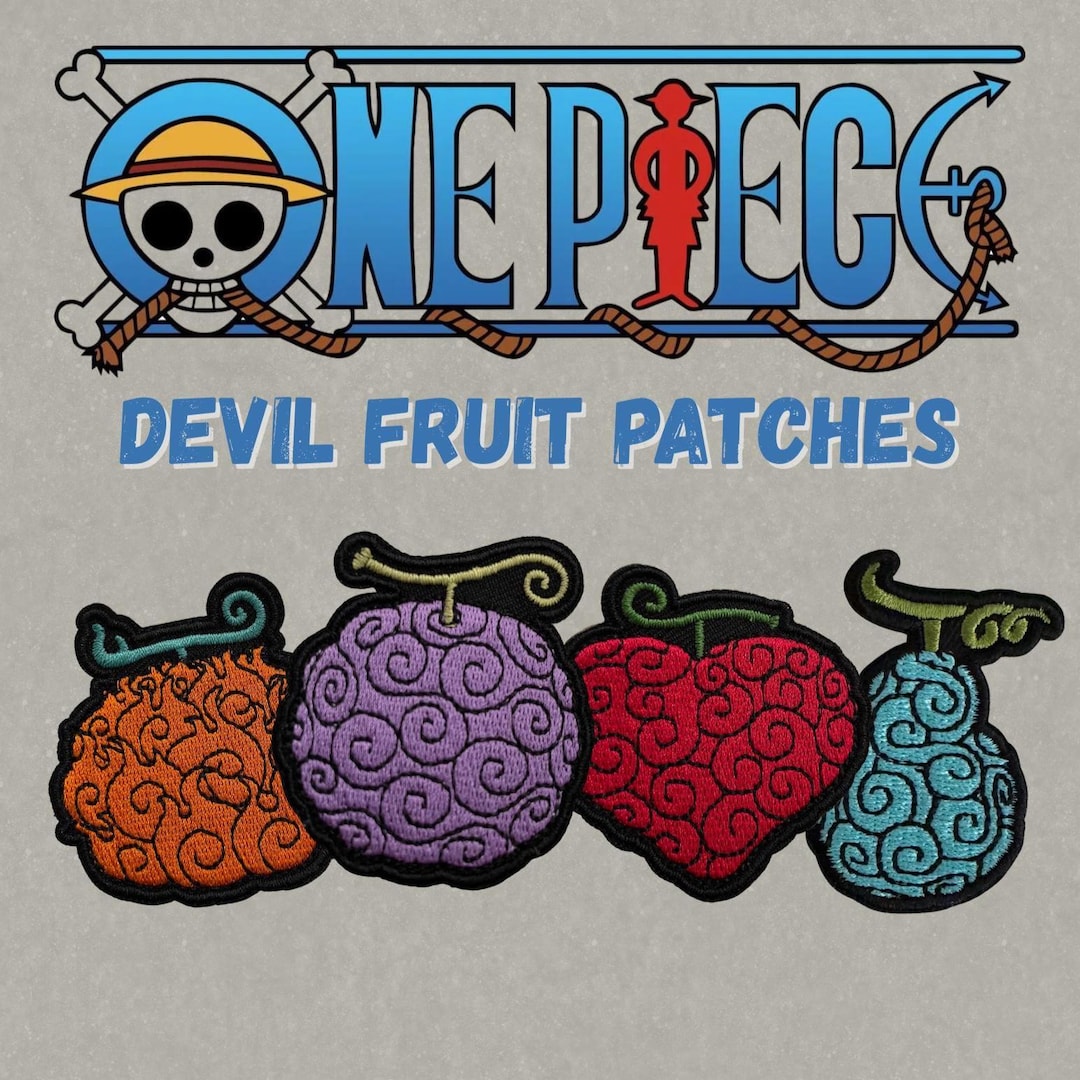 Devil Fruit Anime Patches - Etsy