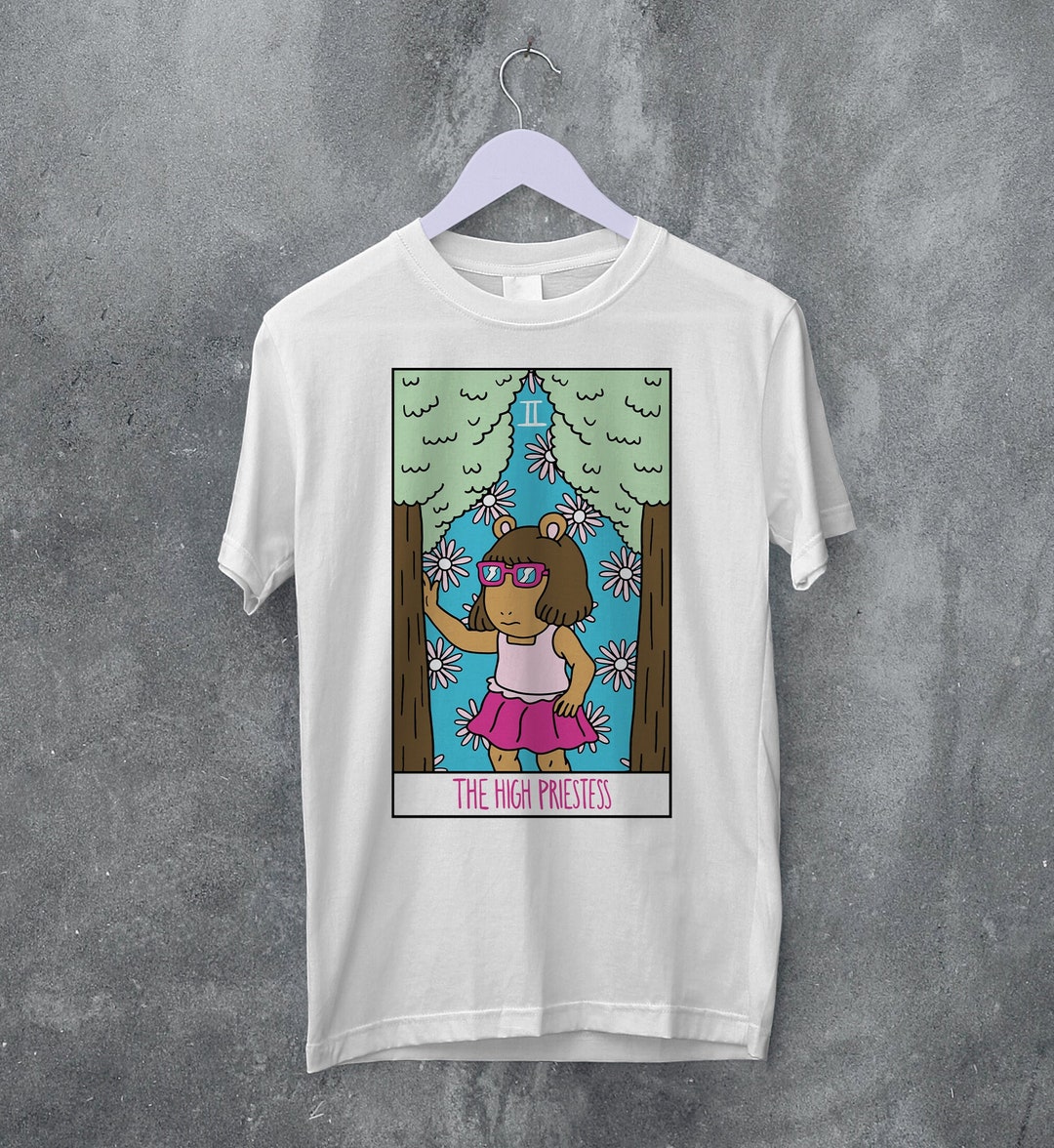 DW Fence Sunglasses Meme the High Priestess Tarot T-shirt, Vintage ...