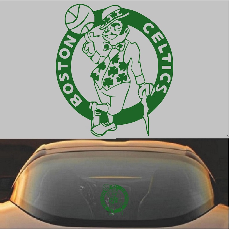 Boston Celtics Vinyl Decal Sticker - Etsy