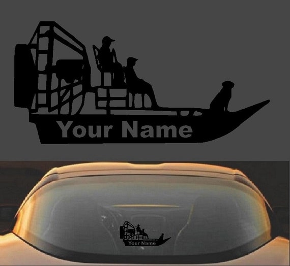 Airboat Window Decals