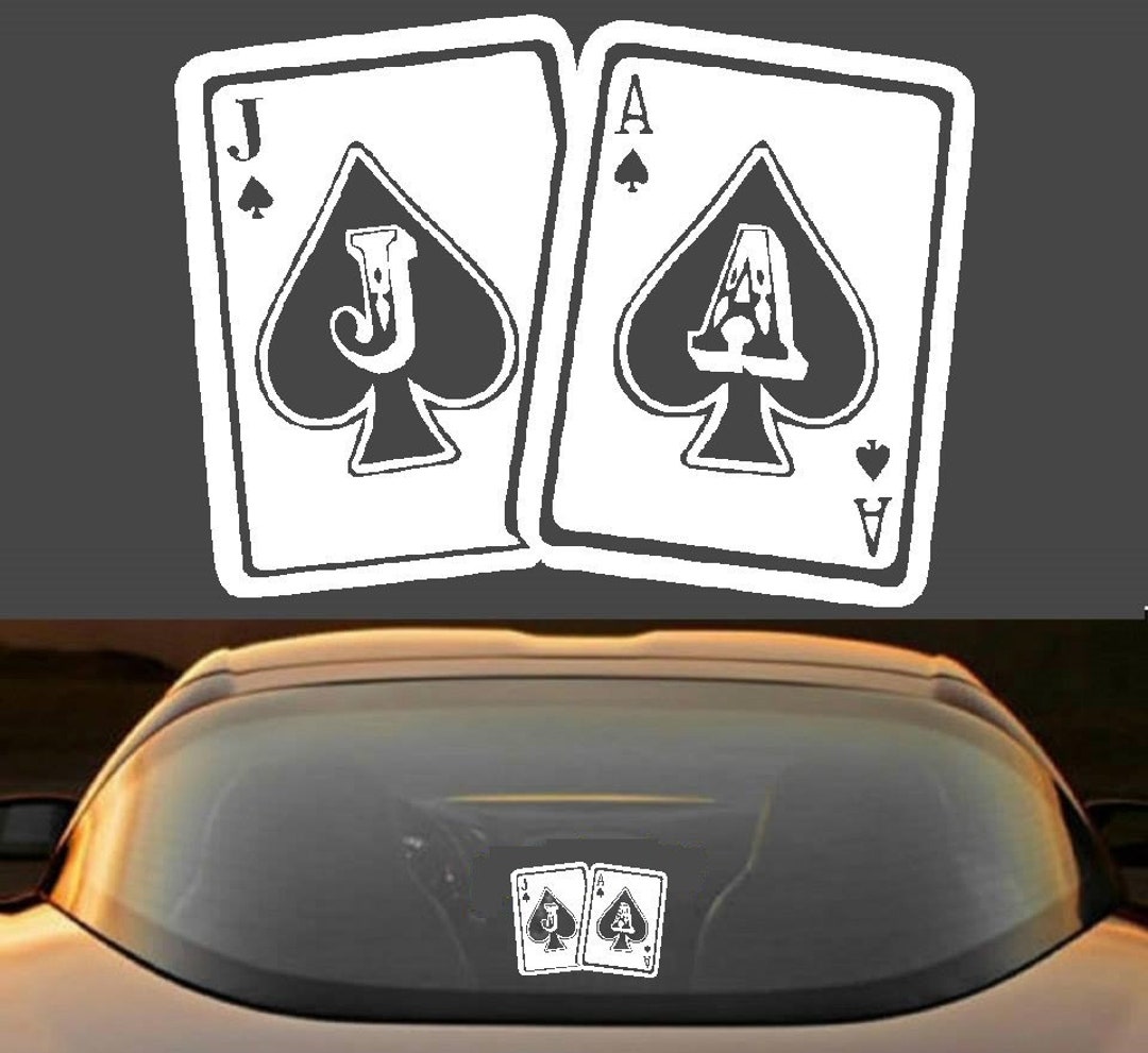 Jason Aldean Country Music Black Jack Cards Vinyl Decal Sticker - Etsy