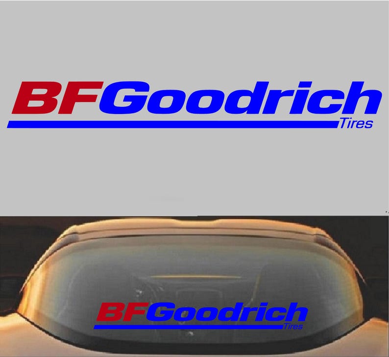 Bfgoodrich Tires Vinyl Decal Sticker - Etsy