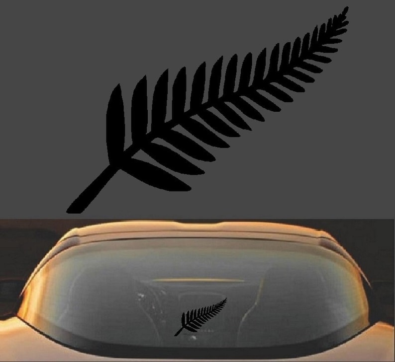 New Zealand Silver Fern Vinyl Decal Sticker - Etsy