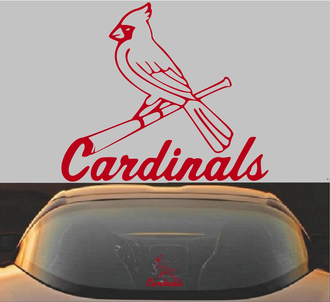 St. Louis Cardinals Vinyl Decal Sticker (choose Your Size & Color) - Etsy
