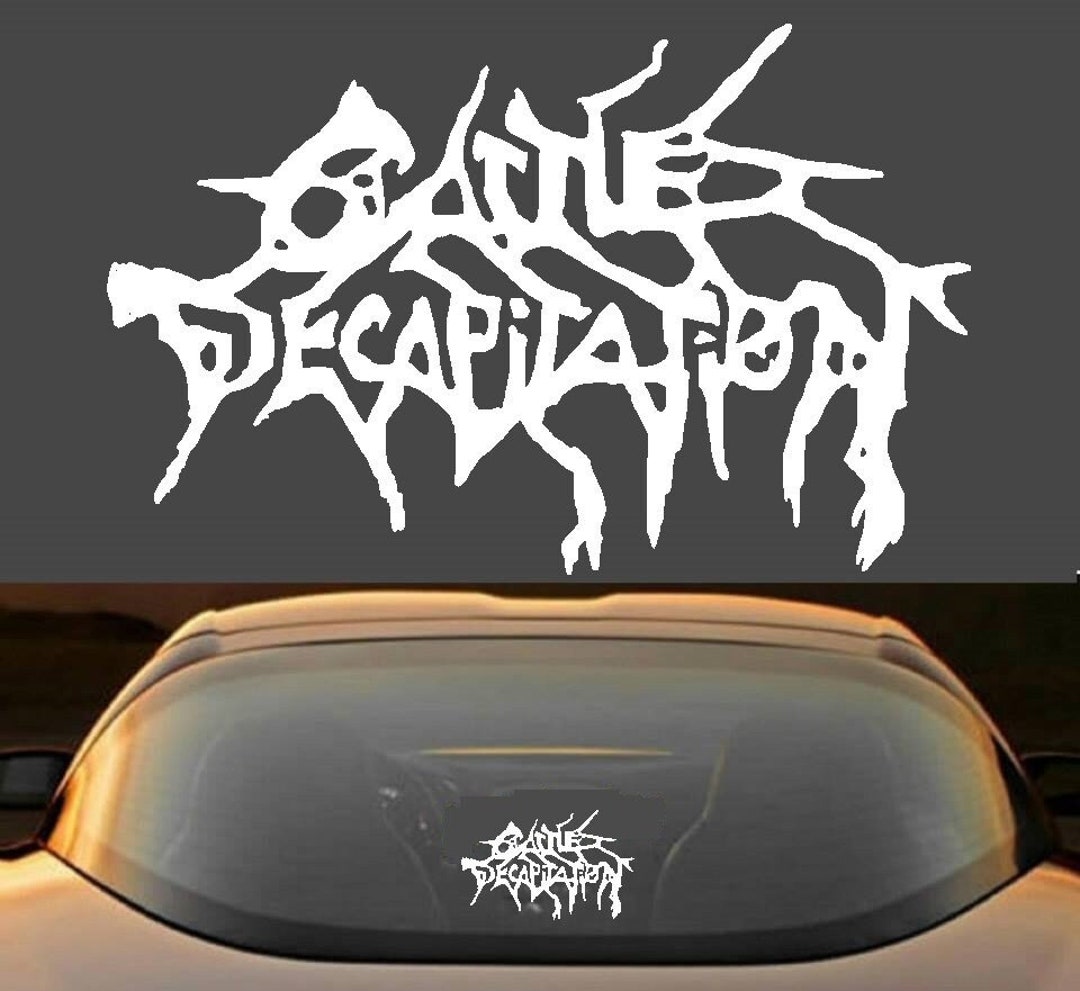 Cattle Decapitation Deathgrind Band Logo Vinyl Decal Sticker - Etsy