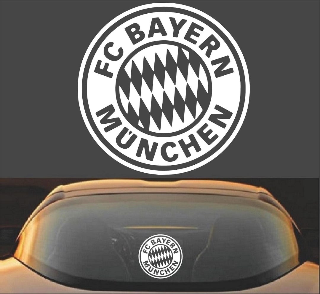 FC Bayern München FCB Vinyl Decal Sticker - Etsy