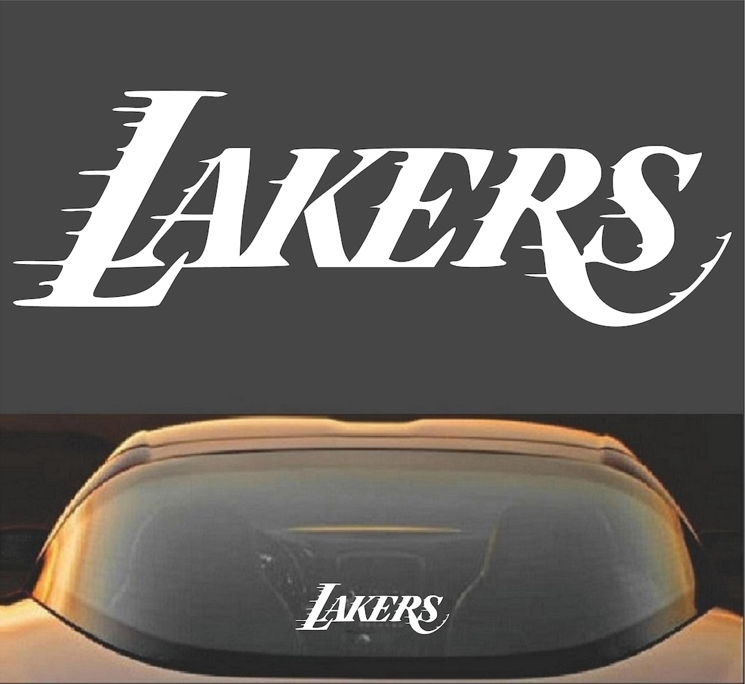 Los Angeles Lakers Vinyl Decal Sticker - Etsy