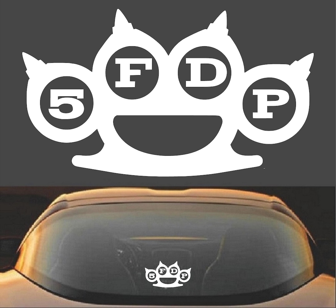 Five Finger Death Punch 5FDP Knuckles Metal Band Vinyl Decal Sticker - Etsy