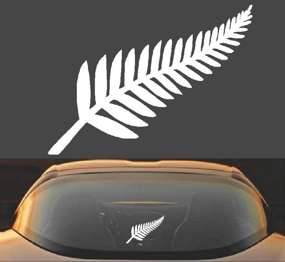 New Zealand Silver Fern Vinyl Decal Sticker - Etsy