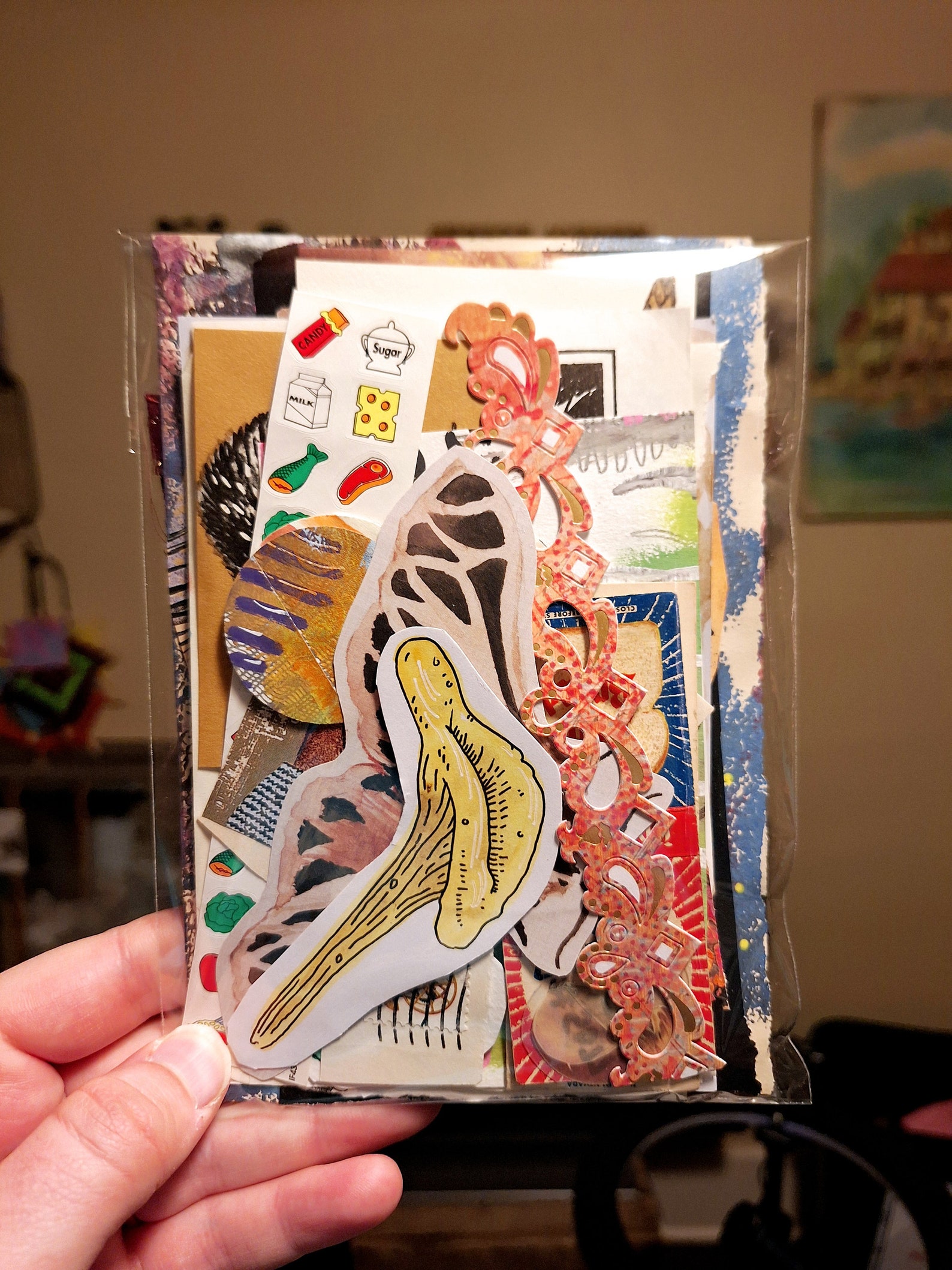 Custom/variety Collage Pack: Mixed Media Ephemera for Art Journaling - Etsy