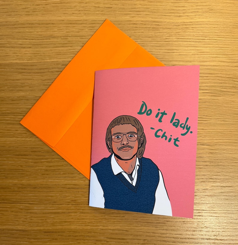 Chit, Do It Lady! Birthday Card Template, Printable PDF and JPG File to ...