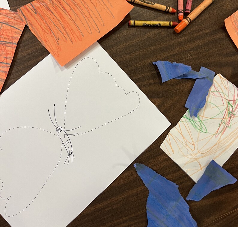 The Very Hungry Caterpillar Butterfly Template, Eric Carle Inspired ...