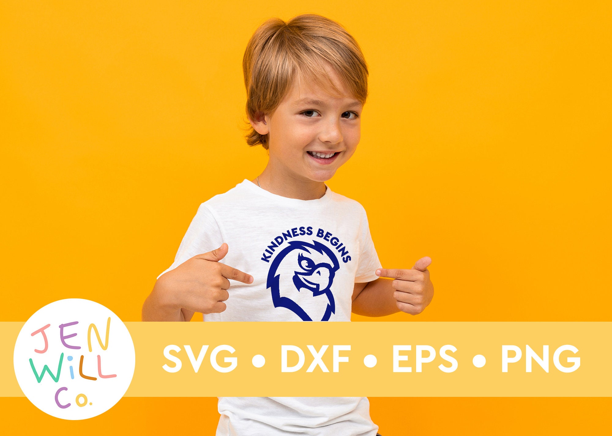 Kindness Begins With Me Svg, Hawk Svg, Cute Hawk Mascot Svg, Kindness ...