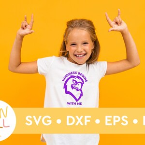 Kindness Begins With Me Svg, Hawk Svg, Cute Hawk Mascot Svg, Kindness ...