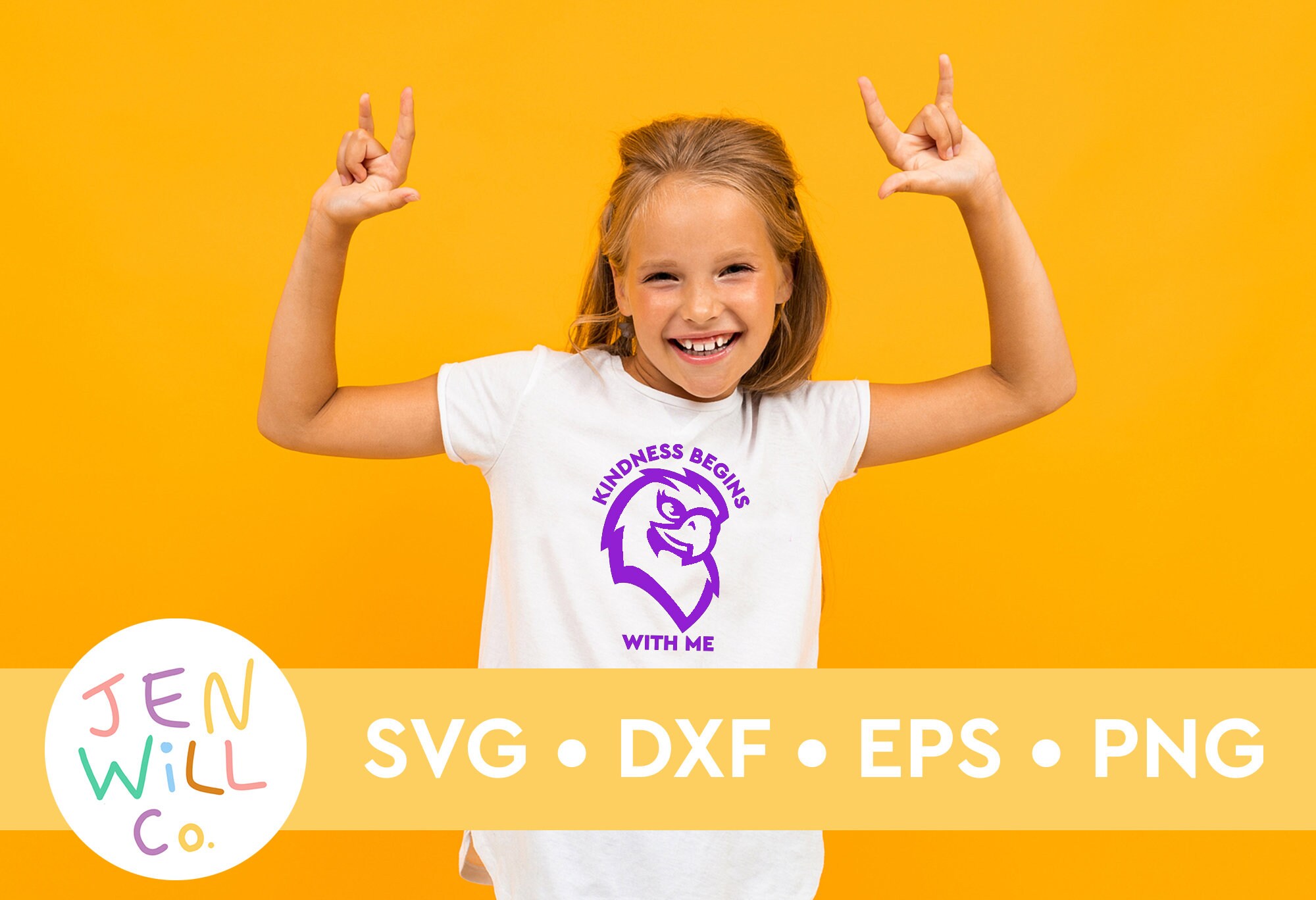 Kindness Begins With Me Svg, Hawk Svg, Cute Hawk Mascot Svg, Kindness ...