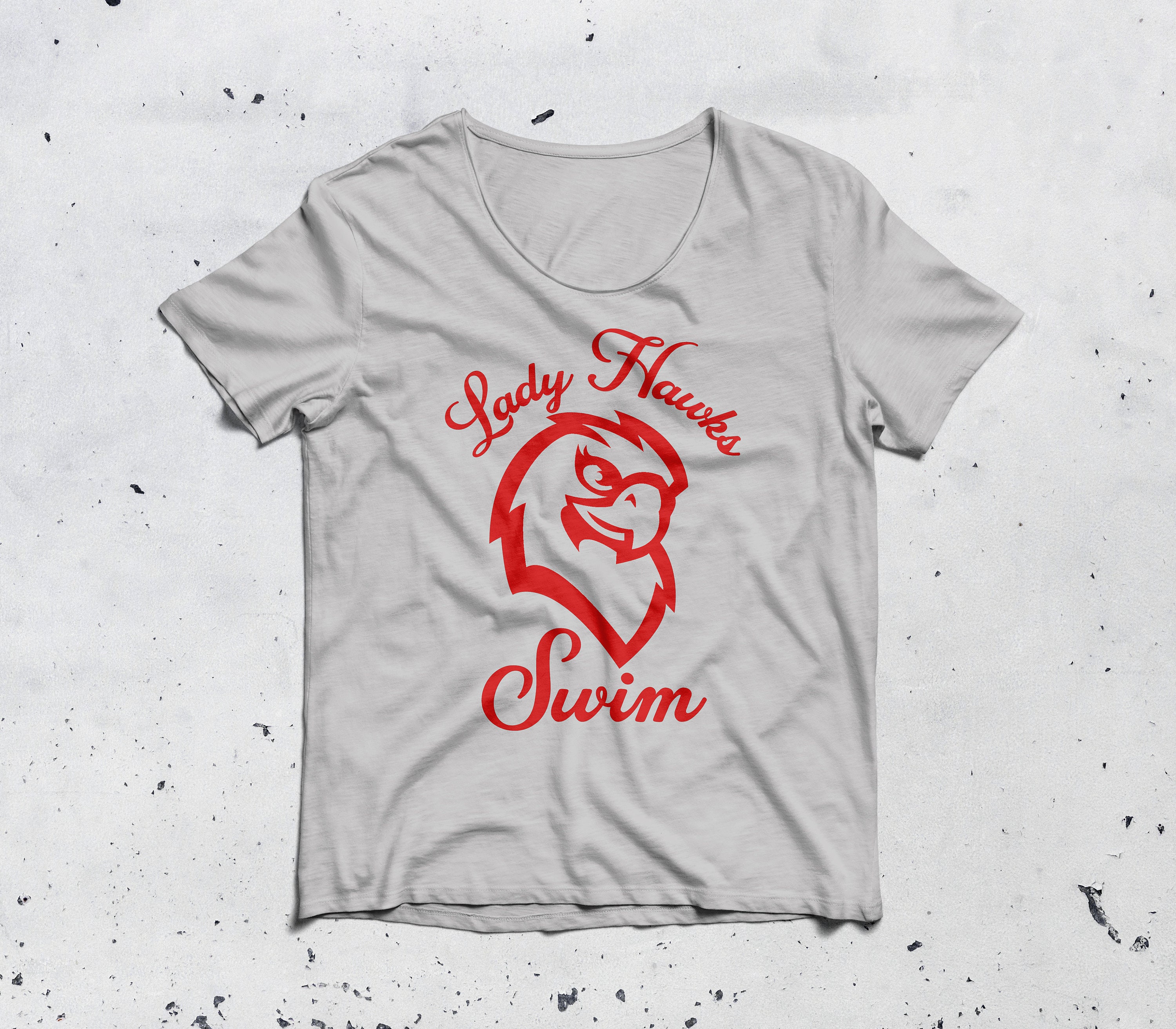 Lady Hawk Swim Svg Cute Hawk Mascot Svg Swim Team Shirt - Etsy Australia