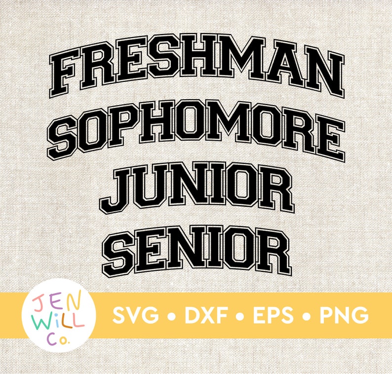 High School Class Svg Bundle, 9-12th Grades, Freshman, Sophomore ...