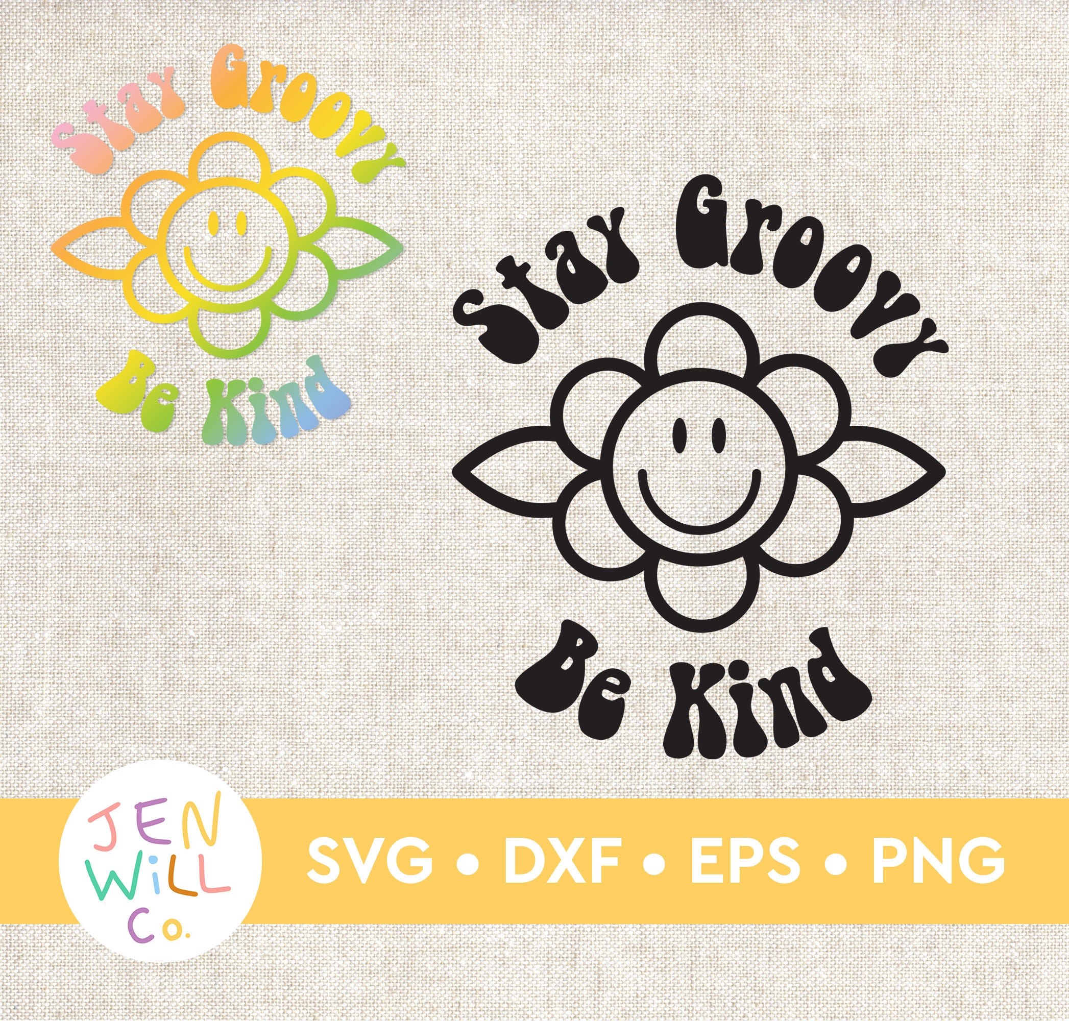 Stay Groovy Svg, Be Kind Svg, Groovy Svg, Be Kind Svg, Flower Svg ...
