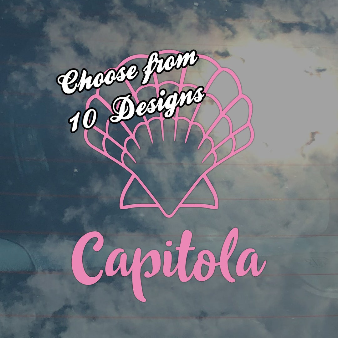 Capitola Beach Town Vinyl Decal Sticker Choose From 10 Designs - Etsy