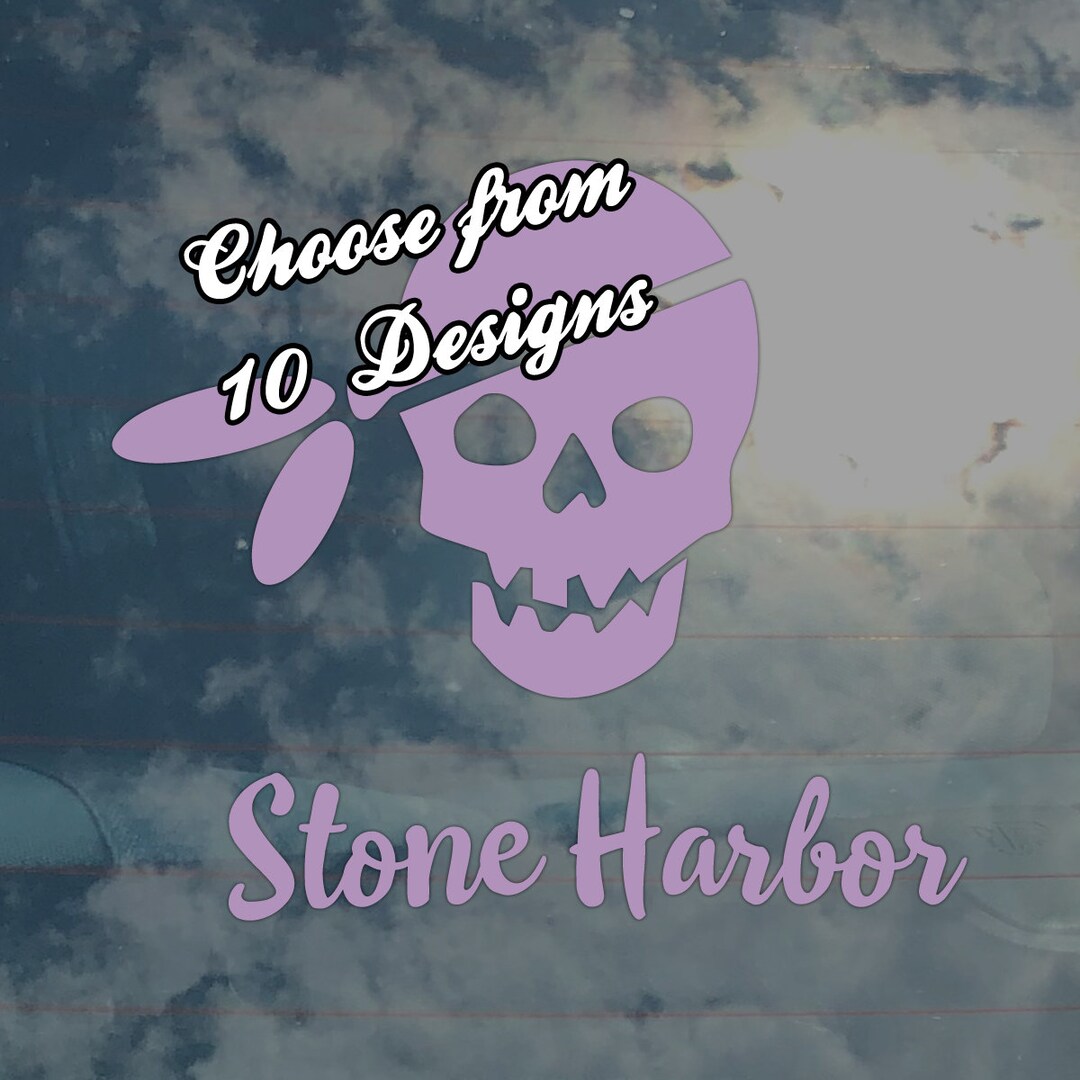 Stone Harbor Beach Town Vinyl Decal Sticker Choose From 10 - Etsy