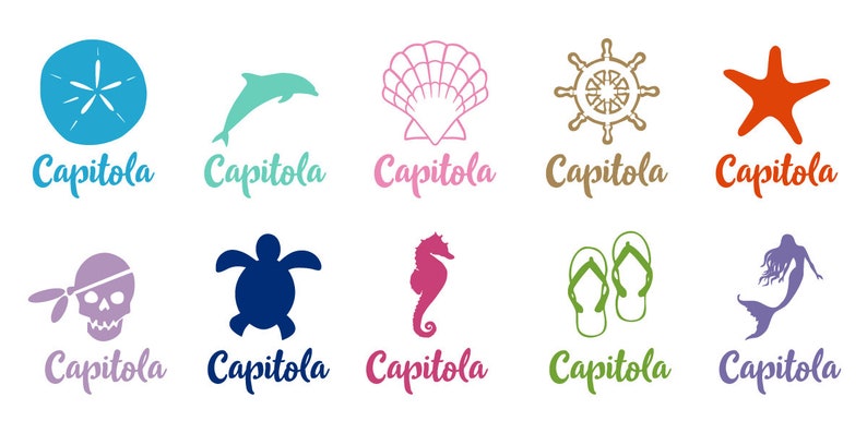 Capitola Beach Town Vinyl Decal Sticker Choose From 10 Designs - Etsy