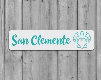 San Clemente Sign - Etsy