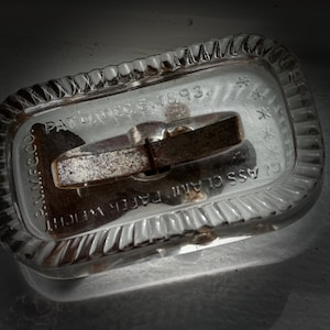 Antique Glass Clamp Paper Weight From 1913 / Paper Holder / Clasp - Etsy