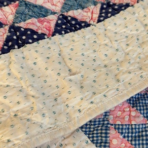 Vintage Quilt ~ Patchwork Flour Sack Sugar Loaf, Pyramid Pattern 1930s ...