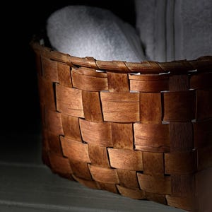 Vintage Indigenous Potato Stamped Ash Splint Basket North Eastern - Etsy