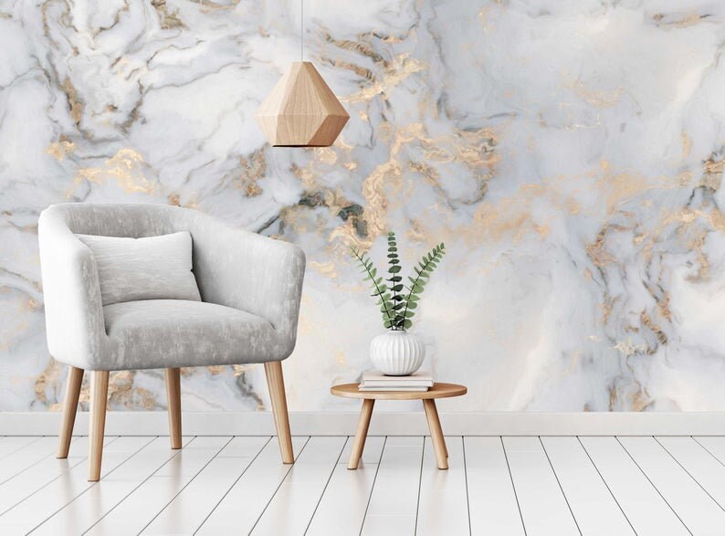 Marble Wallpaper Luxury TV Background Wallpaper Peel and Stick ...