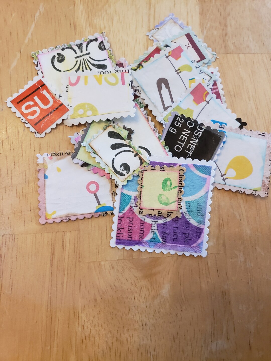 17: Faux-stage Stamps - Etsy