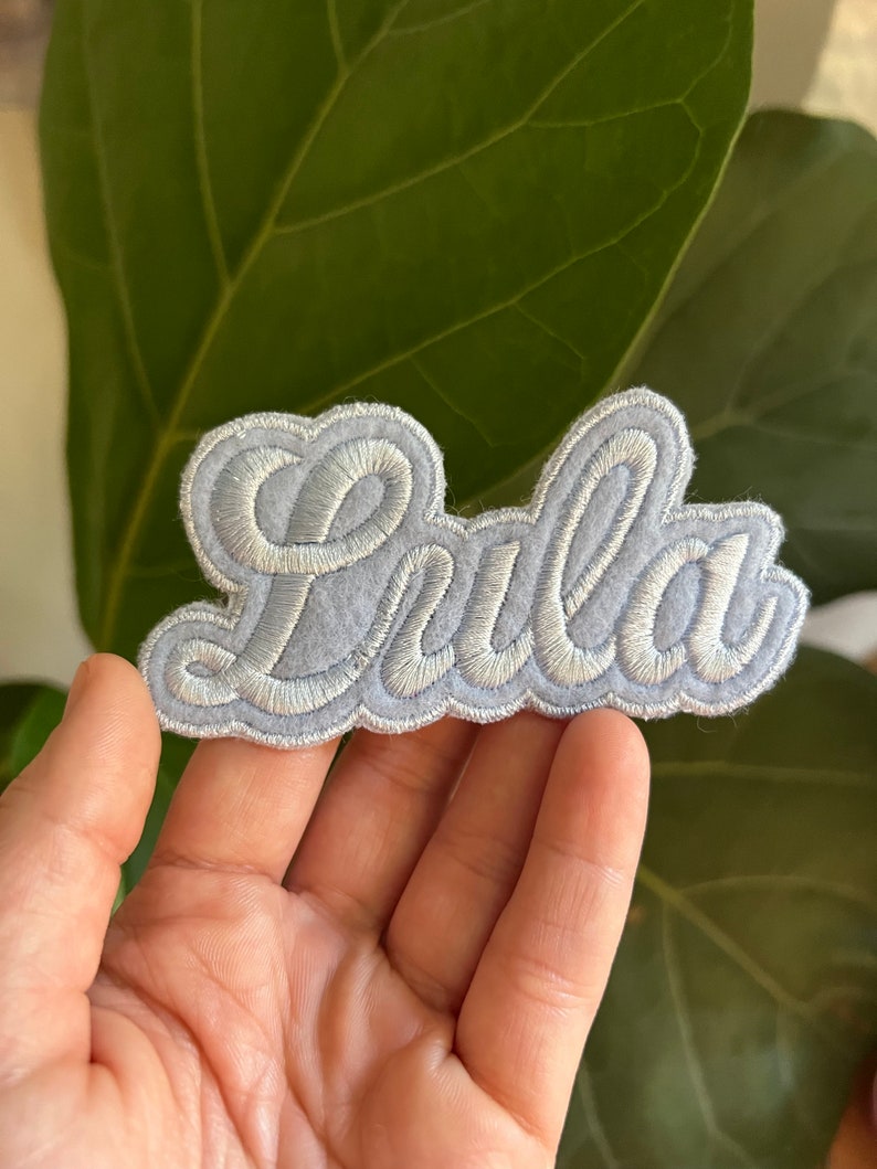 Name Patch, Custom Name Patch, Felt Name Patch, Iron on Name Patch - Etsy